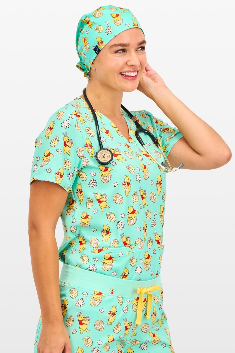 Disney’s Winnie the Pooh, Piglet, Eeyore and Tigger Scrub Cap | Dr Woof ...