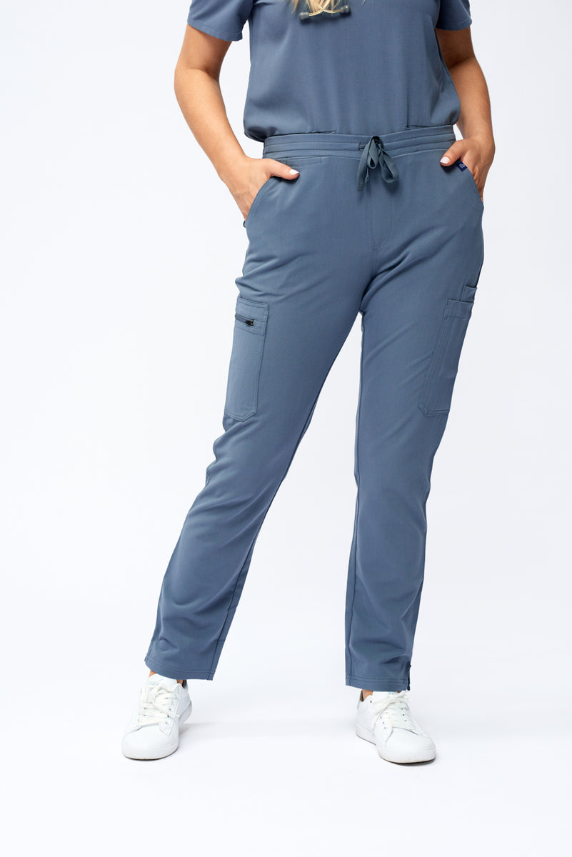 Women's Skinny 11-Pocket Scrub Pants | Dr Woof Apparel