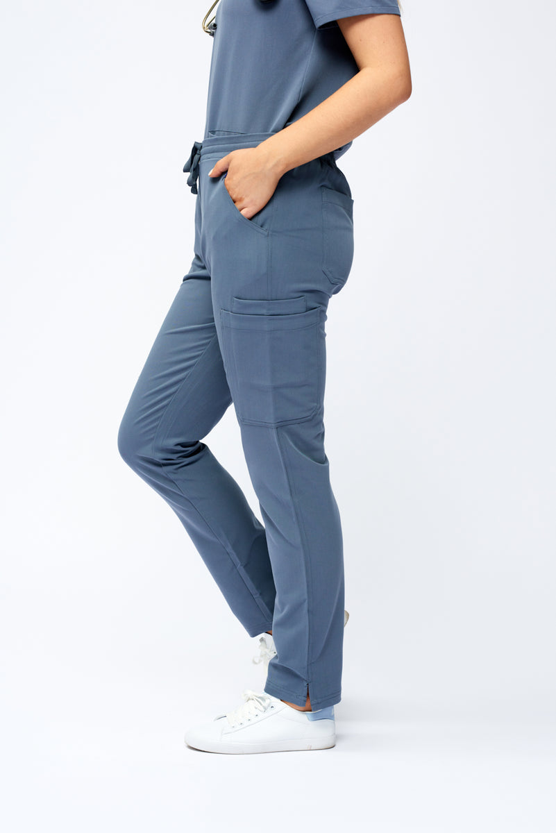 Women's Skinny 11-Pocket Scrub Pants | Dr Woof Apparel
