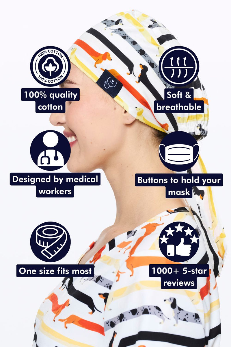 Long Boi Scrub Cap | Designed in AU | Dr. Woof Apparel AU